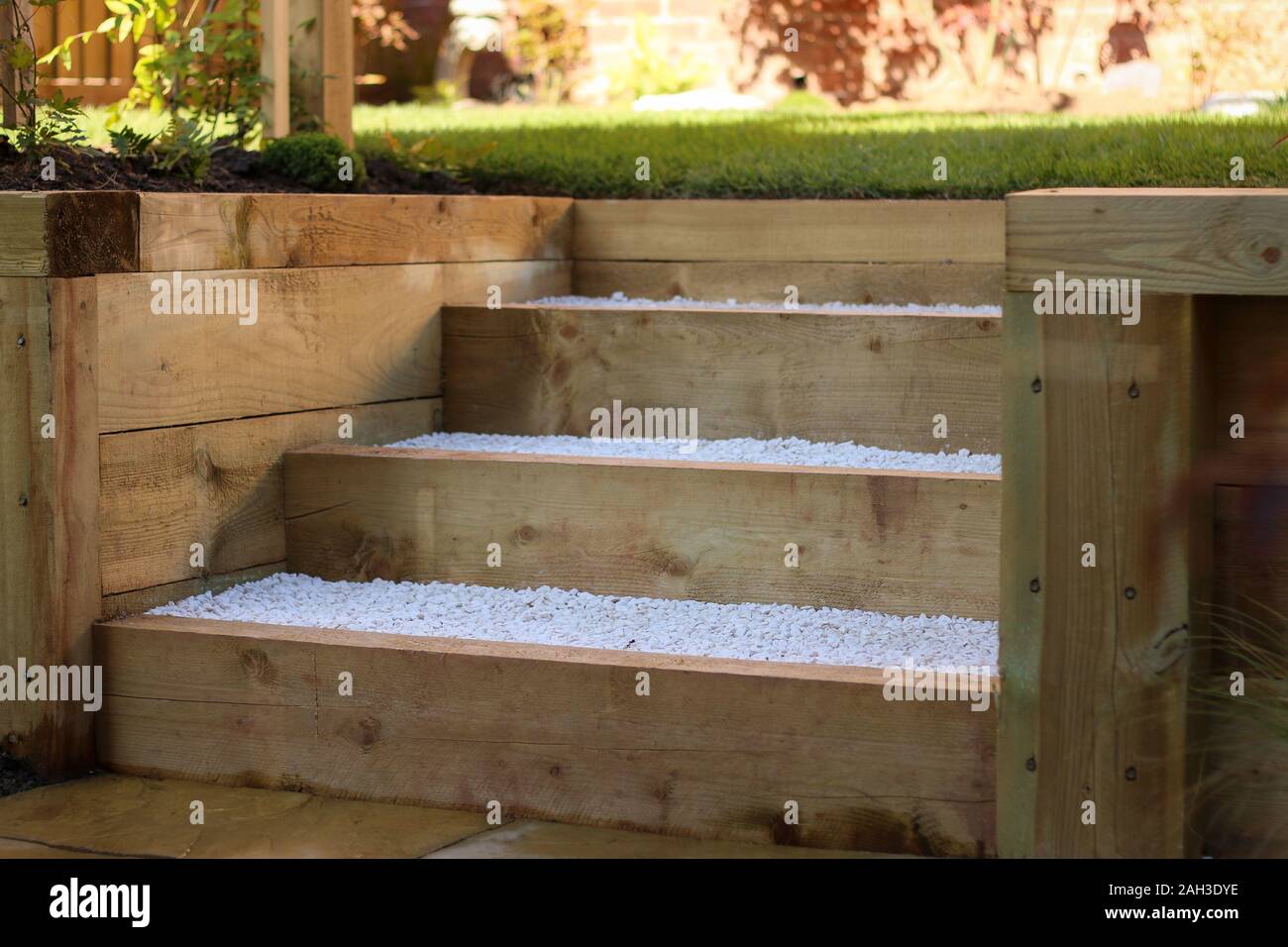 Gravel steps hi-res stock photography and images - Alamy