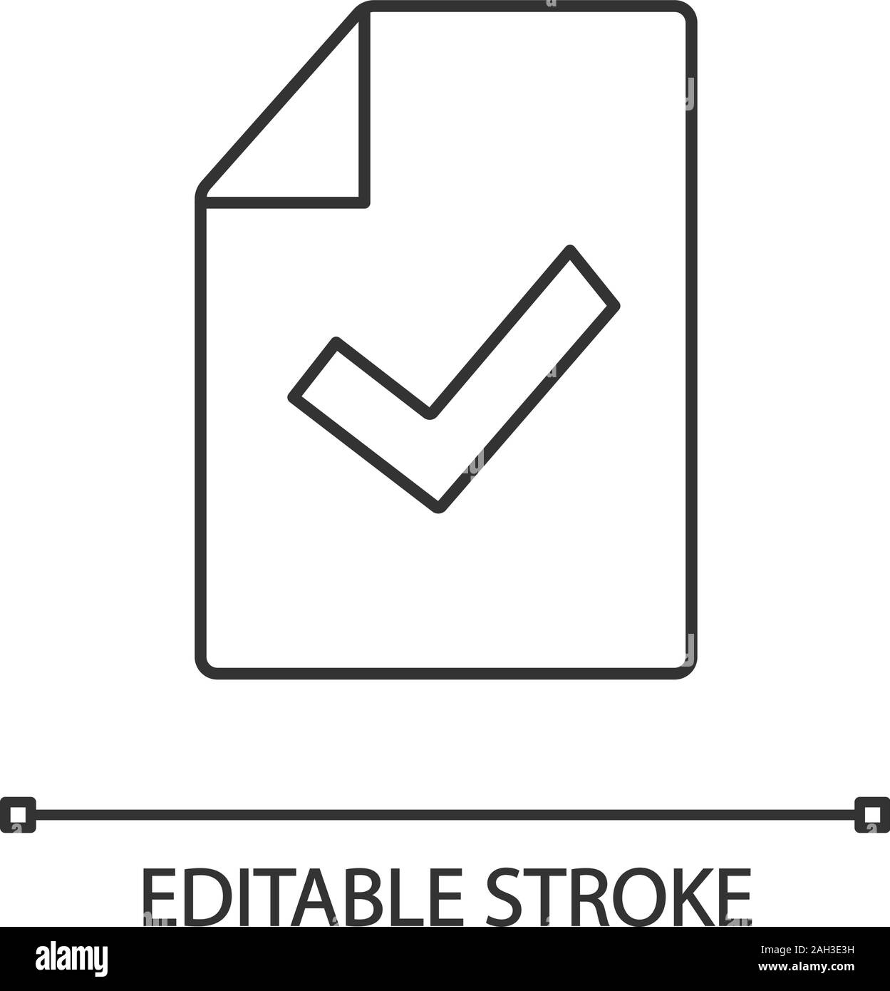 Completed examination Stock Vector Images - Alamy