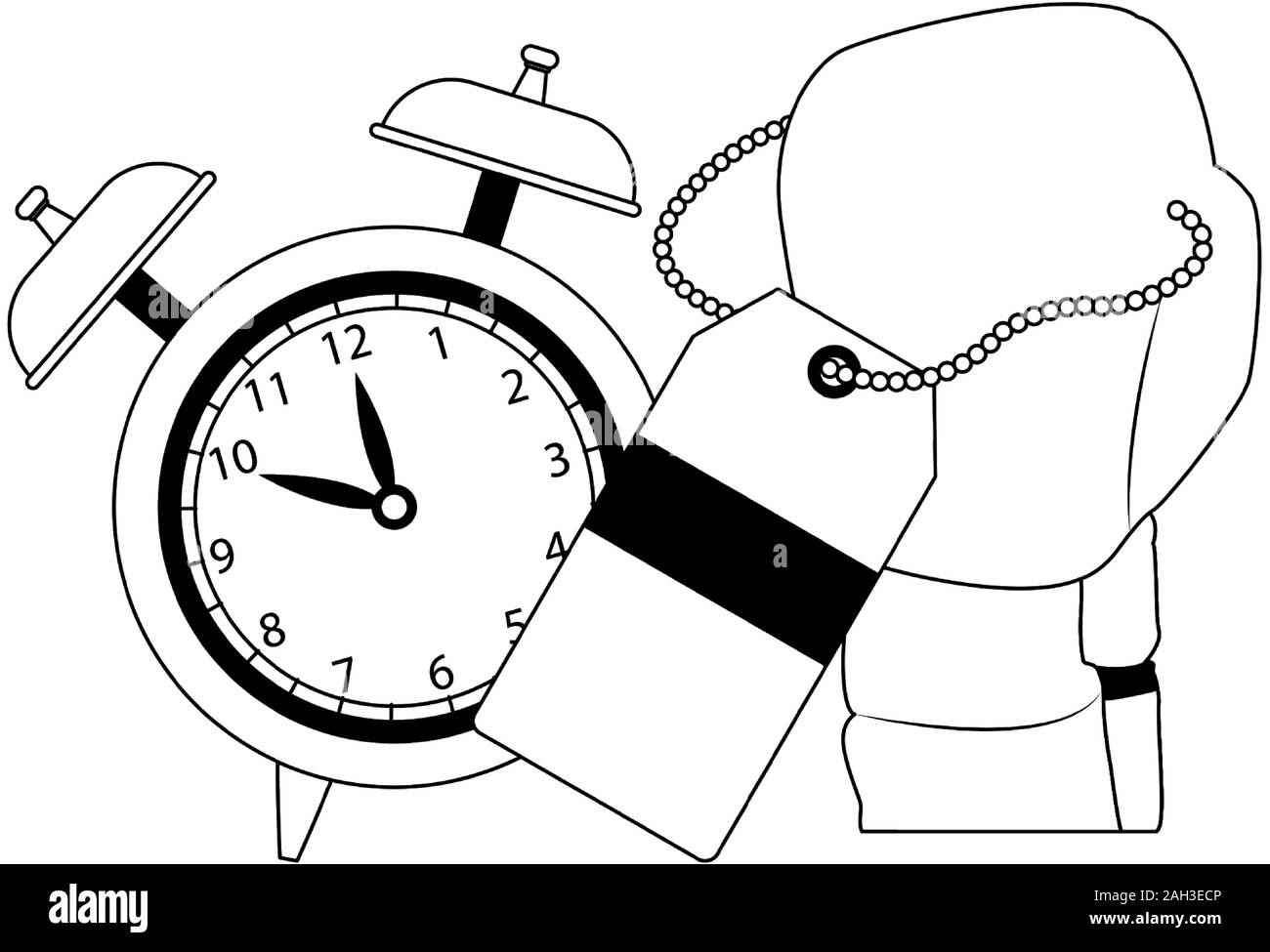 Boxing glove boxing alarm clock hi-res stock photography and images - Alamy