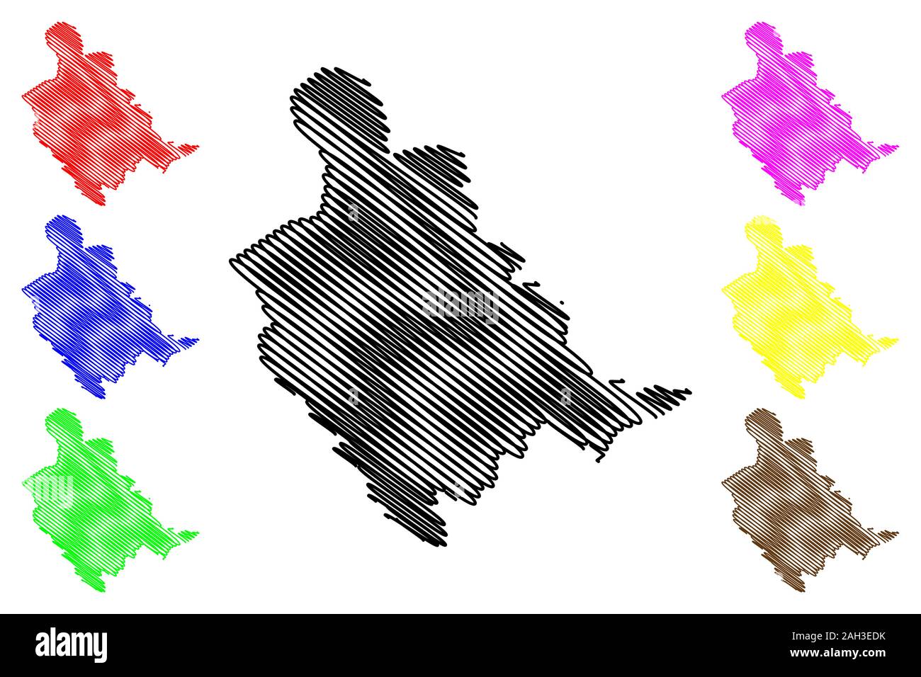 Zenica-Doboj Canton (BiH, Federation of Bosnia and Herzegovina, FBiH ...