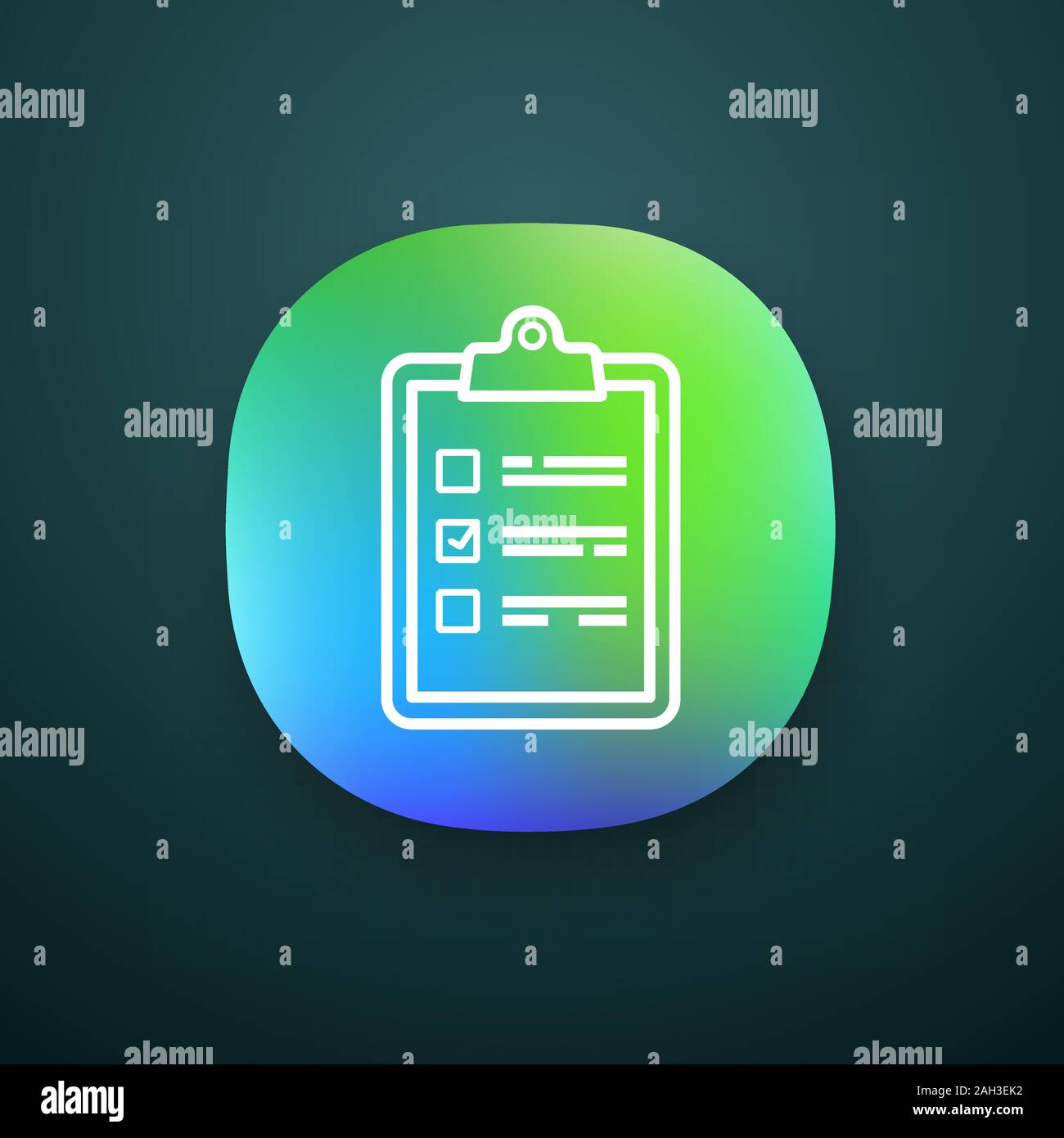Task planning app icon. Checklist. To do list. Project management ...