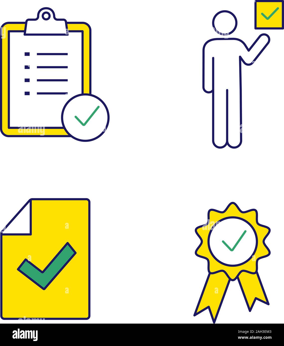 Approve color icons set. Verification and validation. Task planning ...