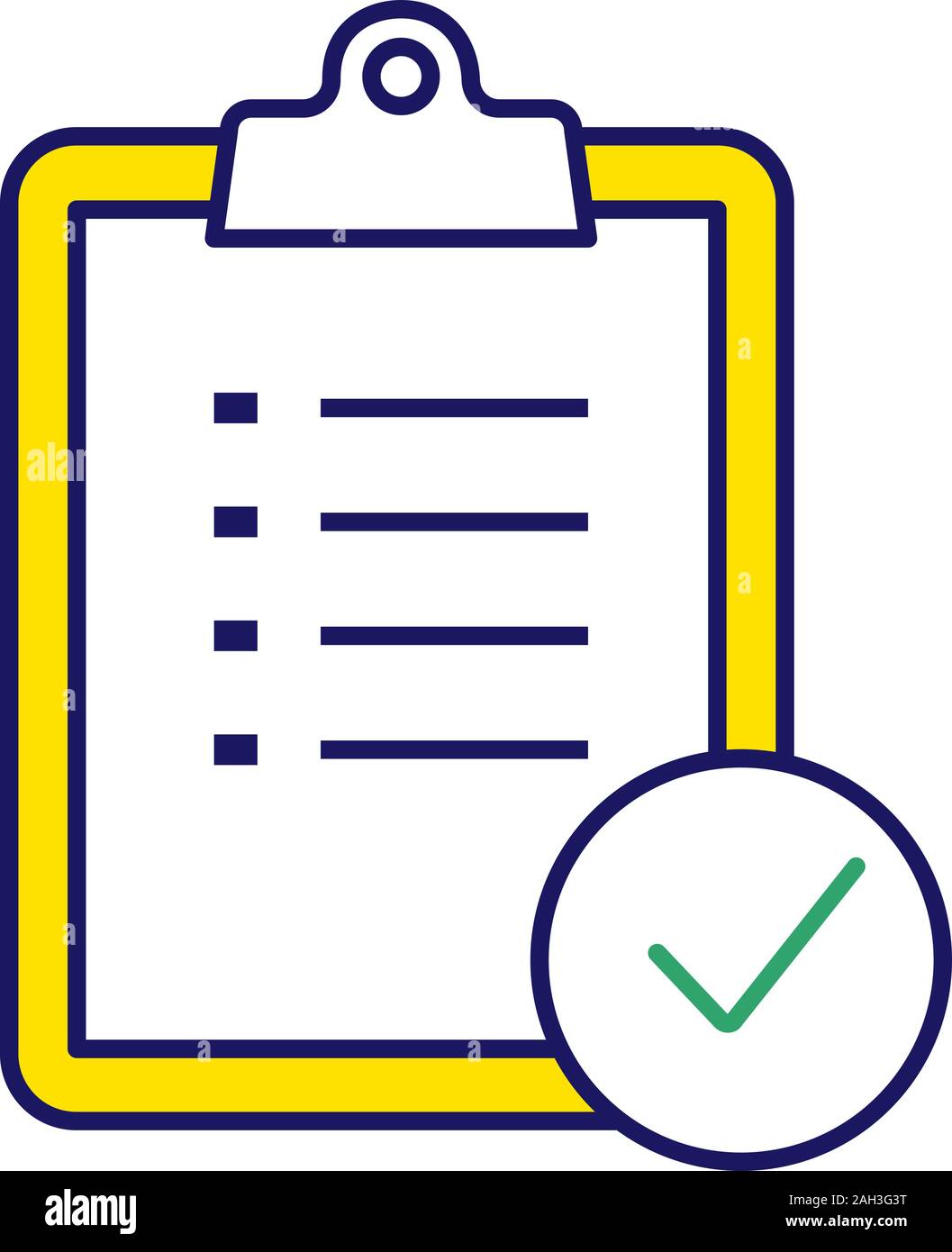 Task planning color icon. Checklist. Test, exam. To do list. Project ... Task planning color icon. Checklist. Test, exam. To do list. Project ...