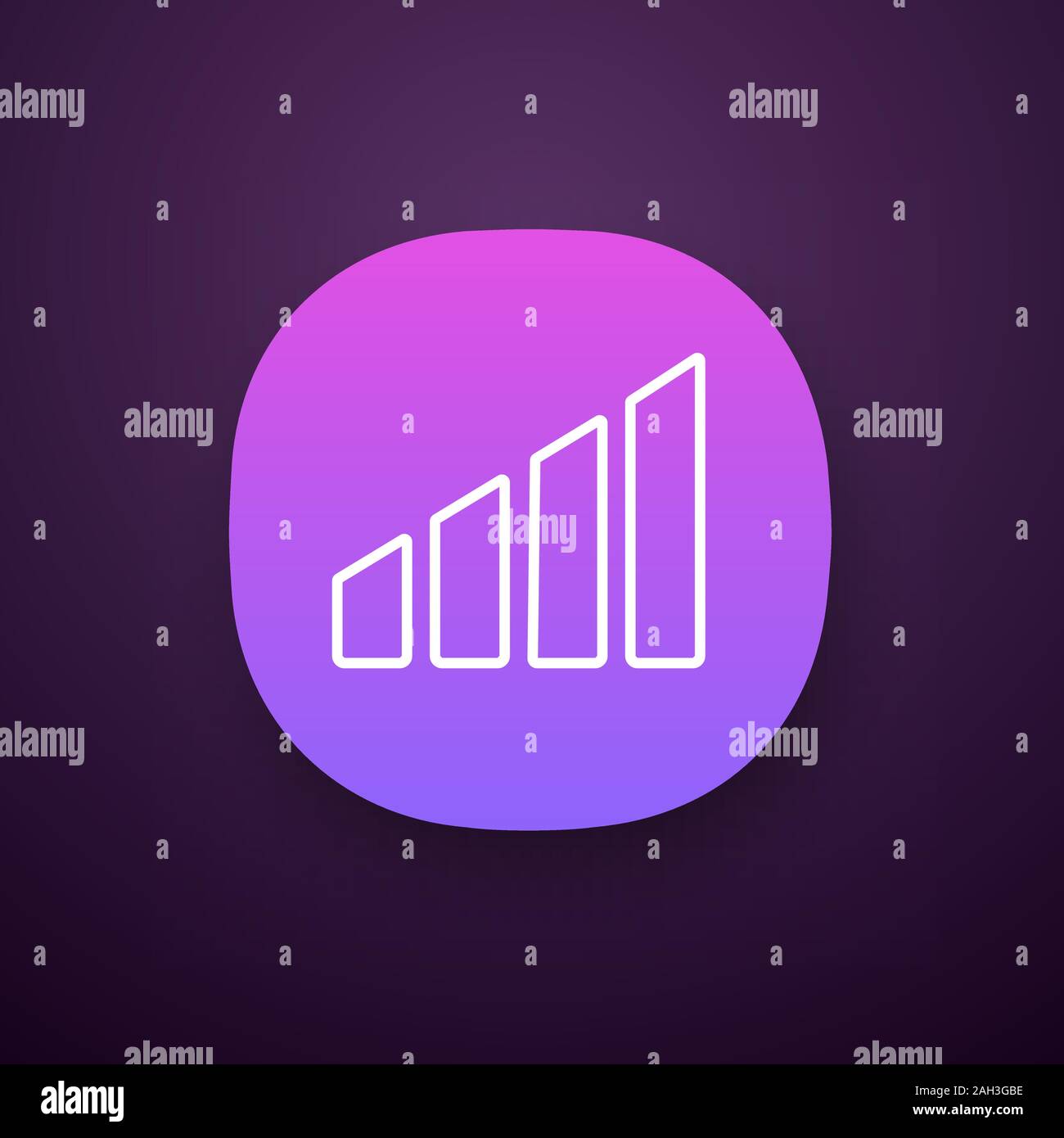 Power level app icon. Adjustment. Air conditioner temperature ...