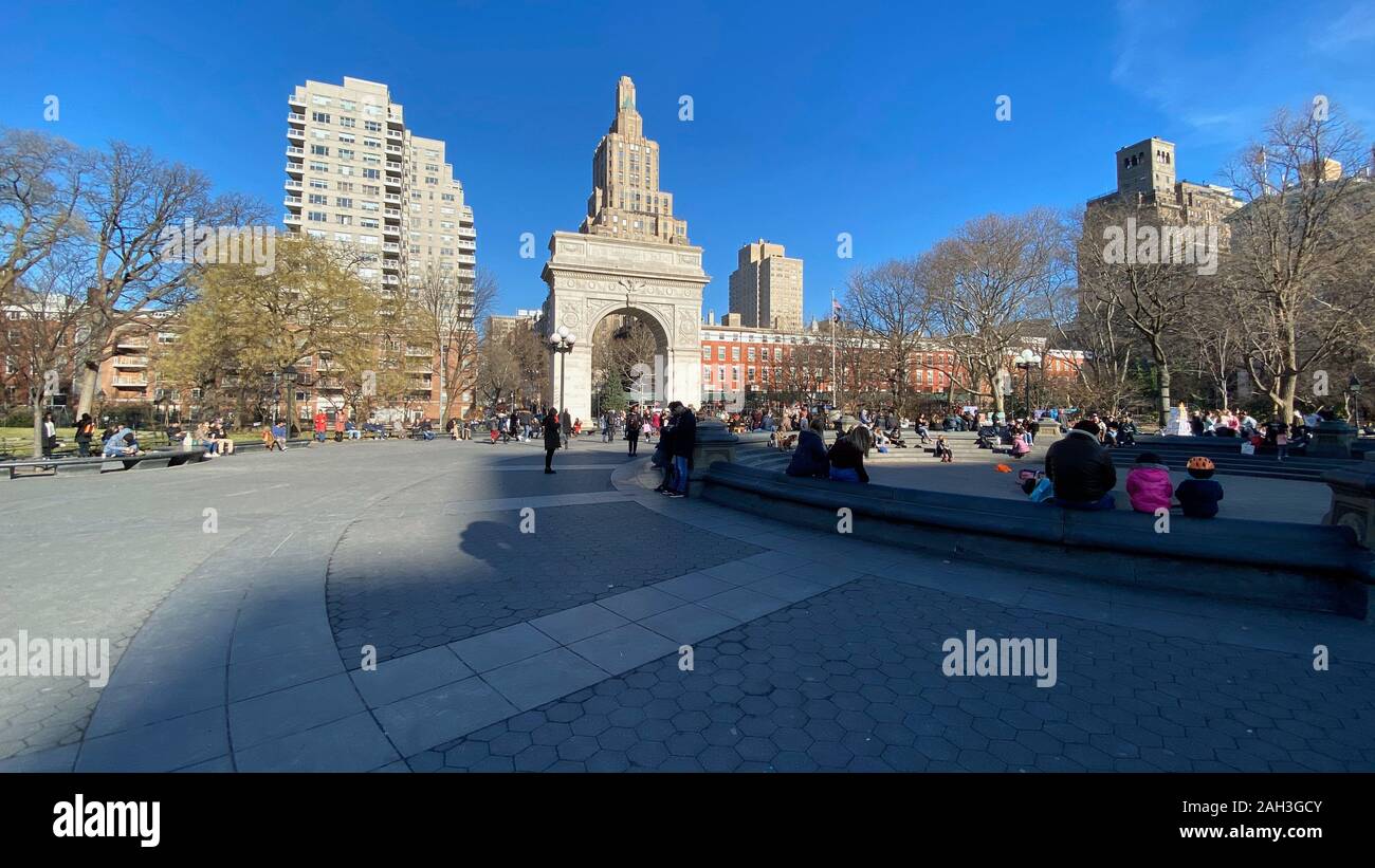 Washington Square Park, New York City Stock Photo - Alamy