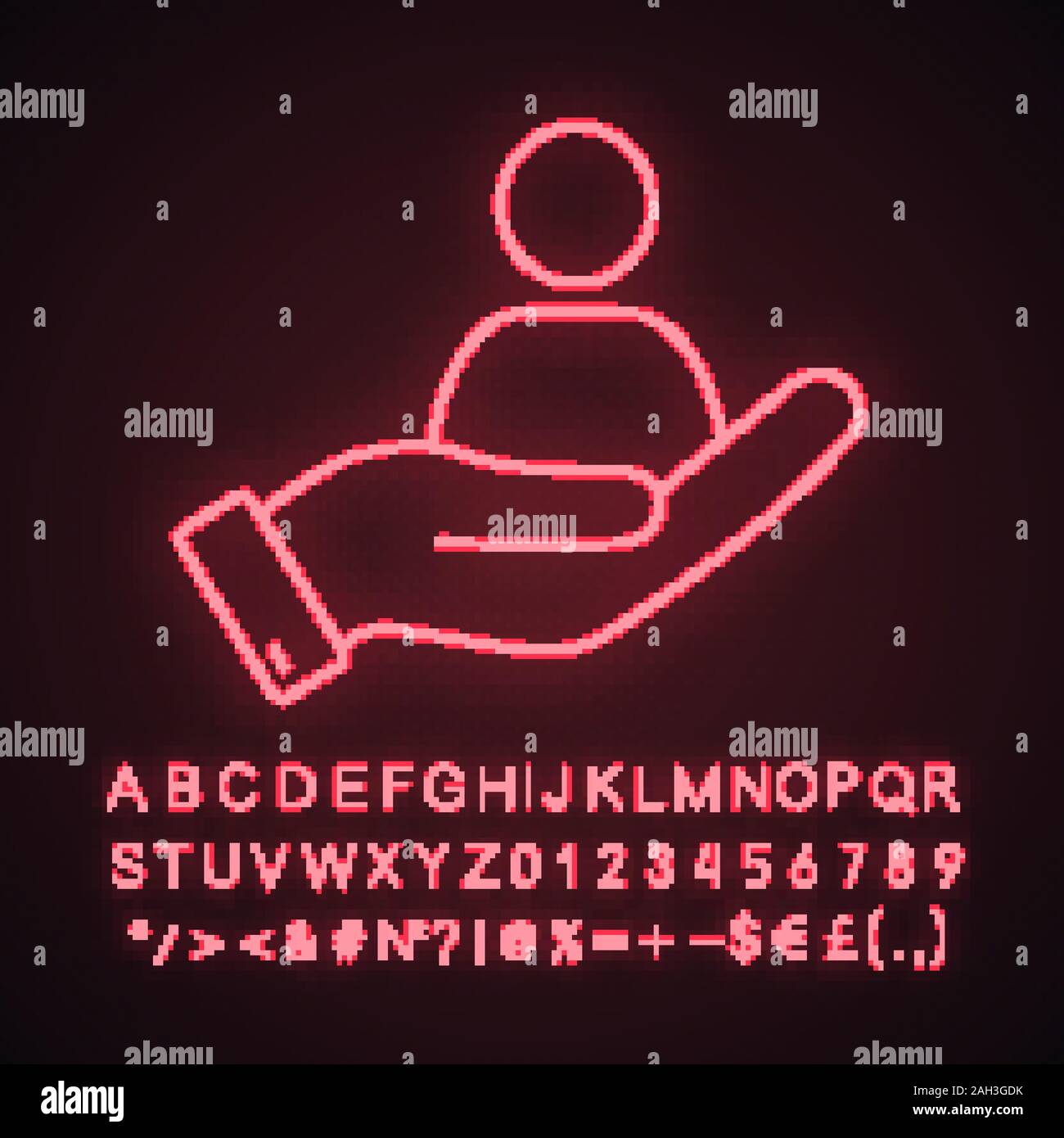 HR management neon light icon. Staff hiring. Employment. Recruitment ...