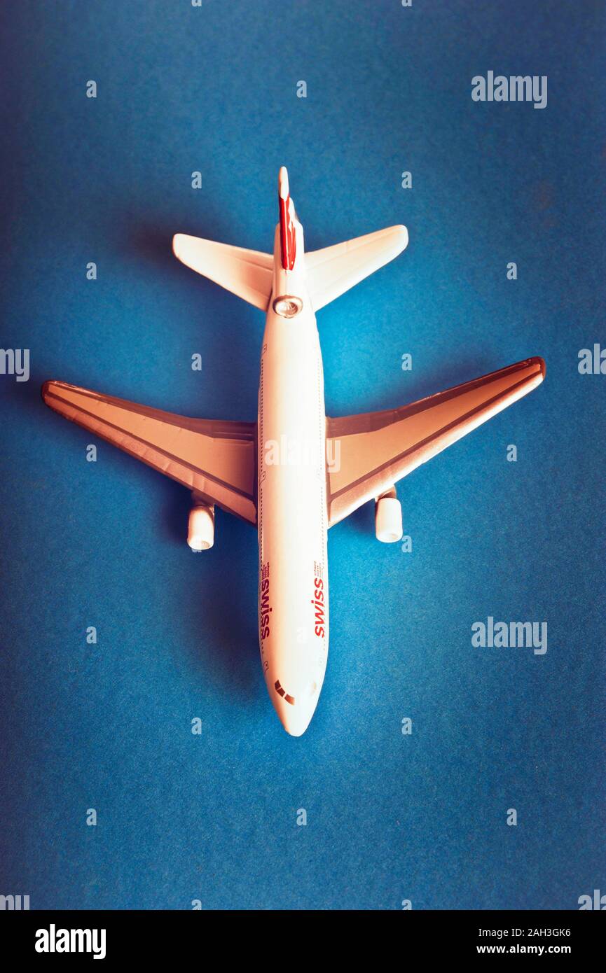 toy airplane from above Stock Photo - Alamy