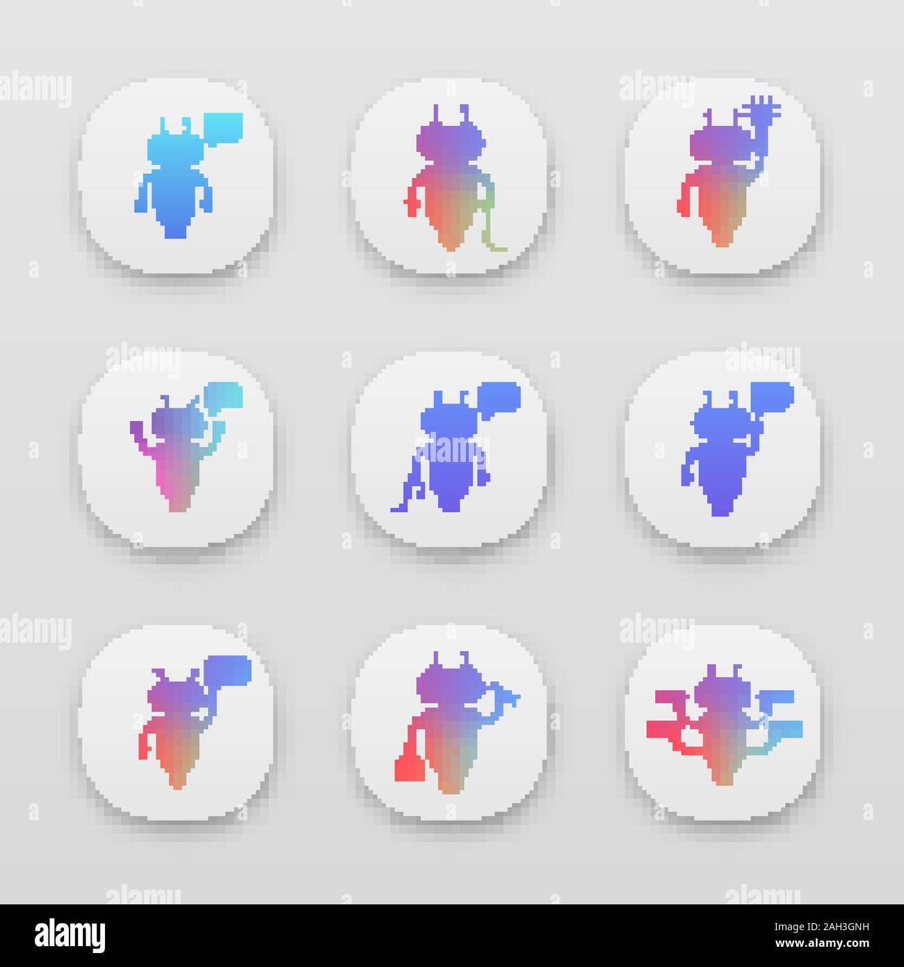 Repair robots vector vectors hi-res stock photography and images - Alamy