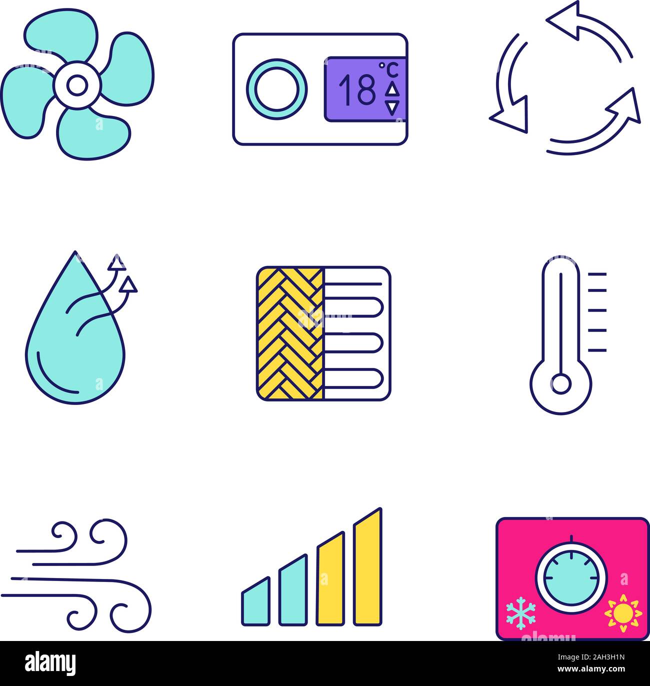 Ventilation heating Cut Out Stock Images & Pictures - Alamy