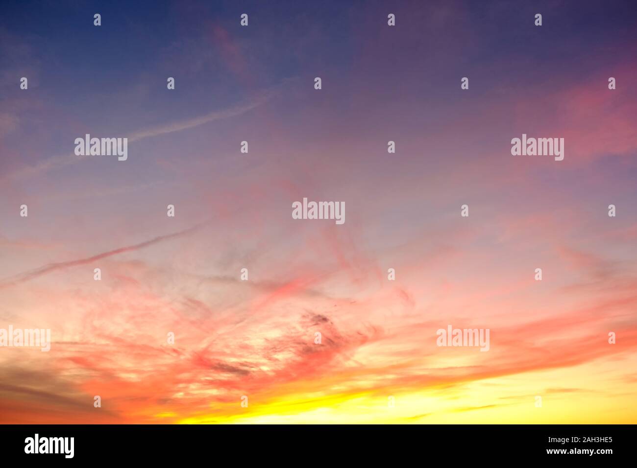 Dramatic sunset sky with stormy clouds nature background Stock Photo ...