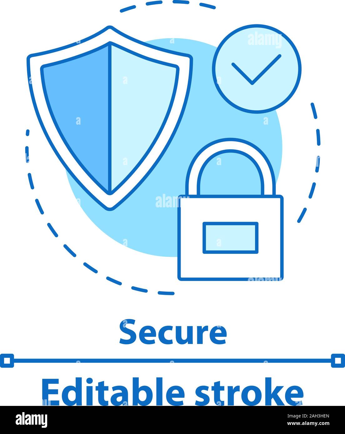 Security concept icon. Reliable service. Protection system. Defence ...