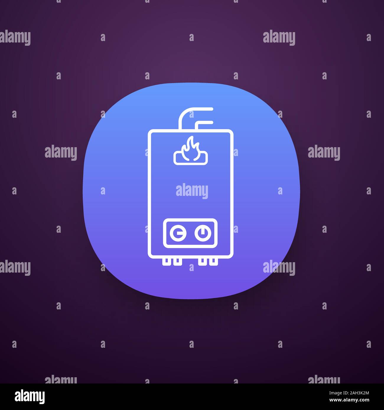 Gas Water Heater App Icon Heating Water Home Boiler Uiux User