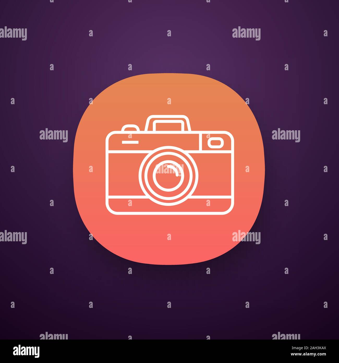 Photo camera app icon. Photography. Taking pictures. UI/UX user ...