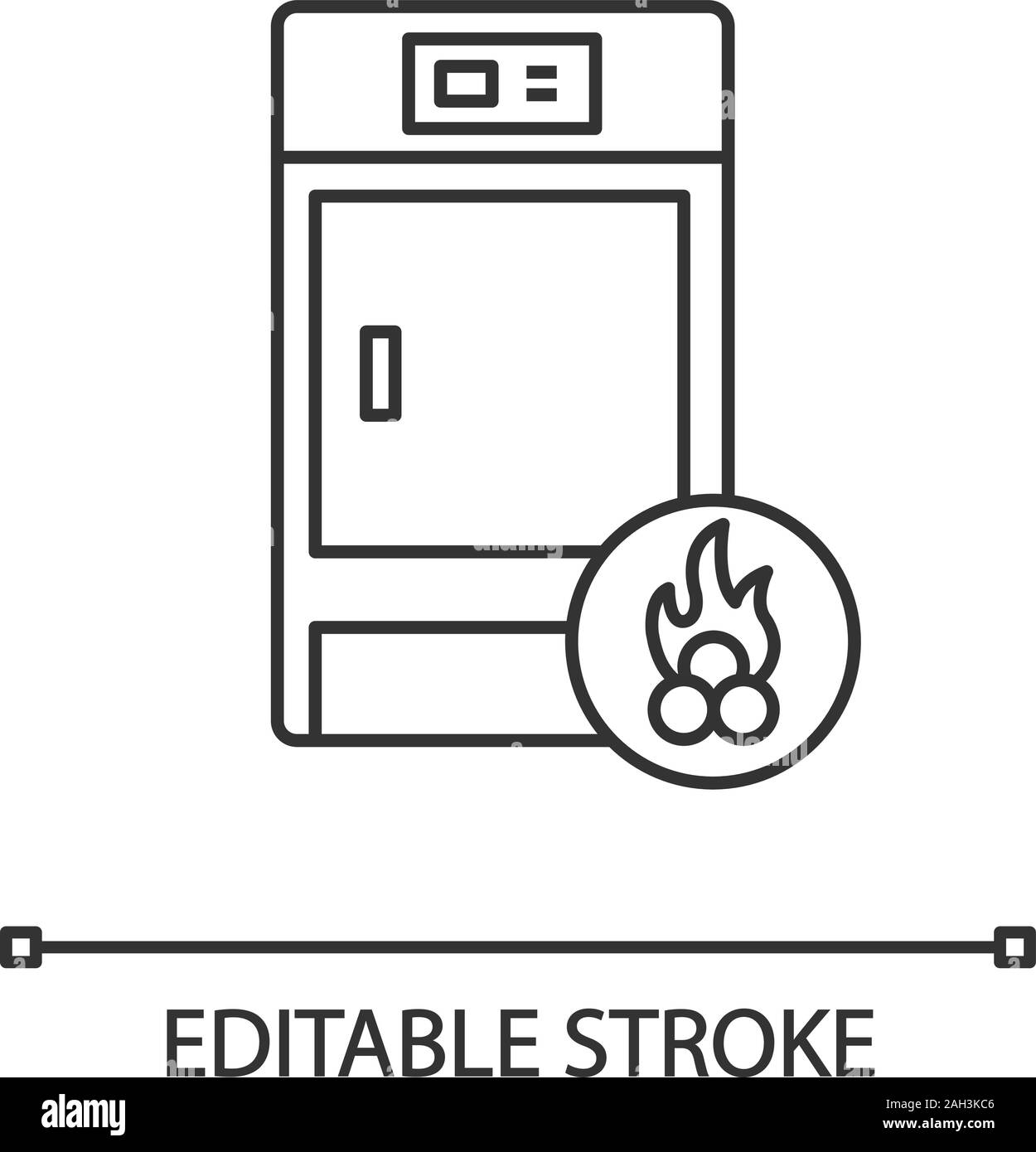 Heating chamber Stock Vector Images - Alamy