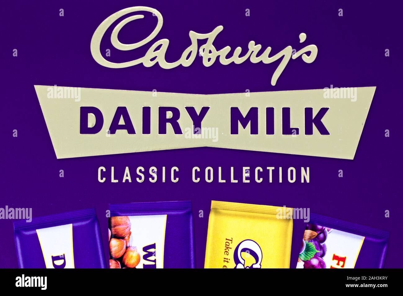 Cadbury’s retro selection box Stock Photo - Alamy