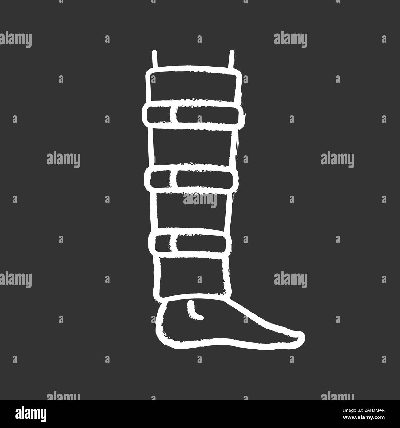 Immobilization lower leg Stock Vector Images - Alamy