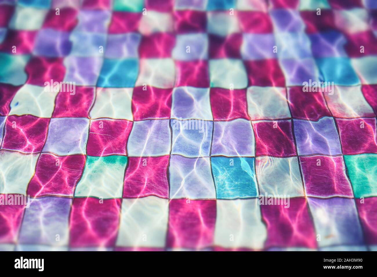 Abstract colorful ceramic background. Colorful tile blurred texture ...