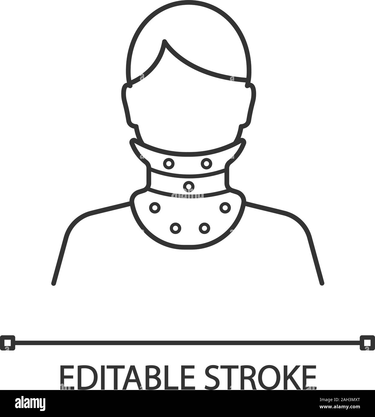 Spinal injuries Stock Vector Images - Alamy