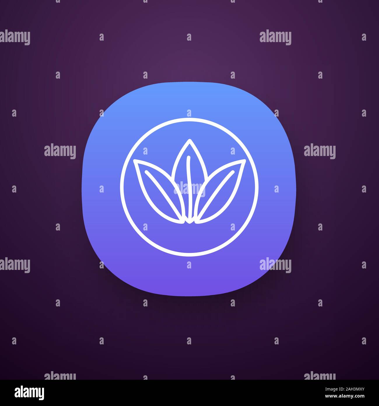 Eco products app icon. UI/UX user interface. Ecological material ...