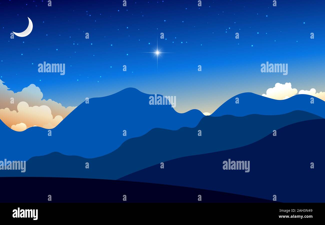 Morning majestic Stock Vector Images - Alamy