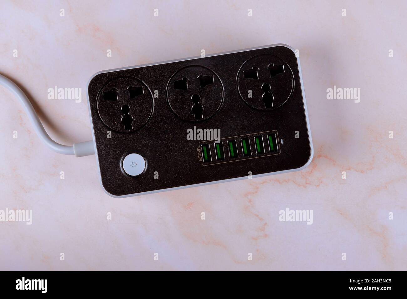 USB slots charger and universal electric socket plug adapters used for ...