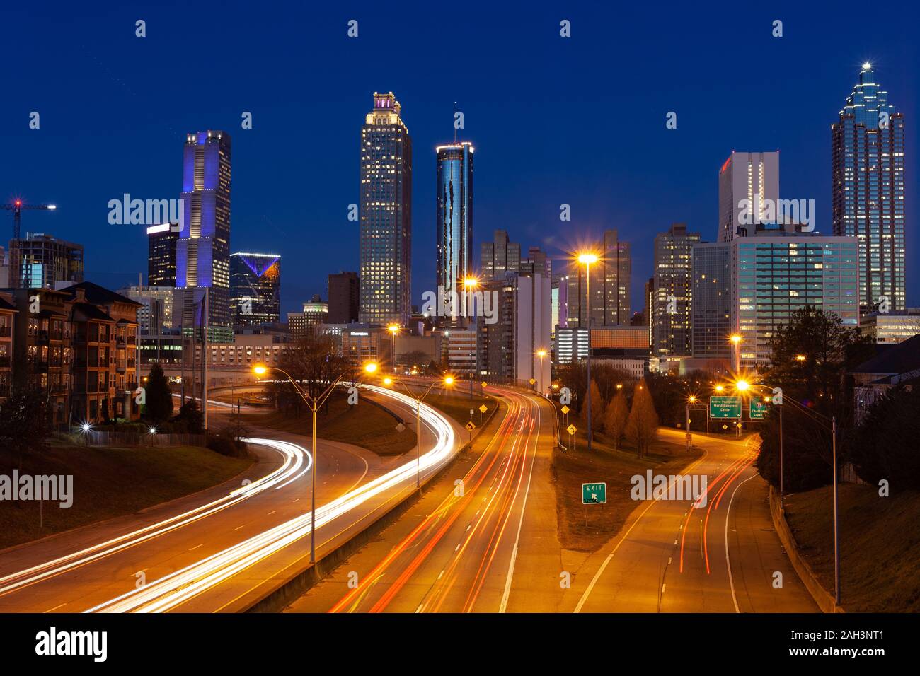 Georgia City At Night