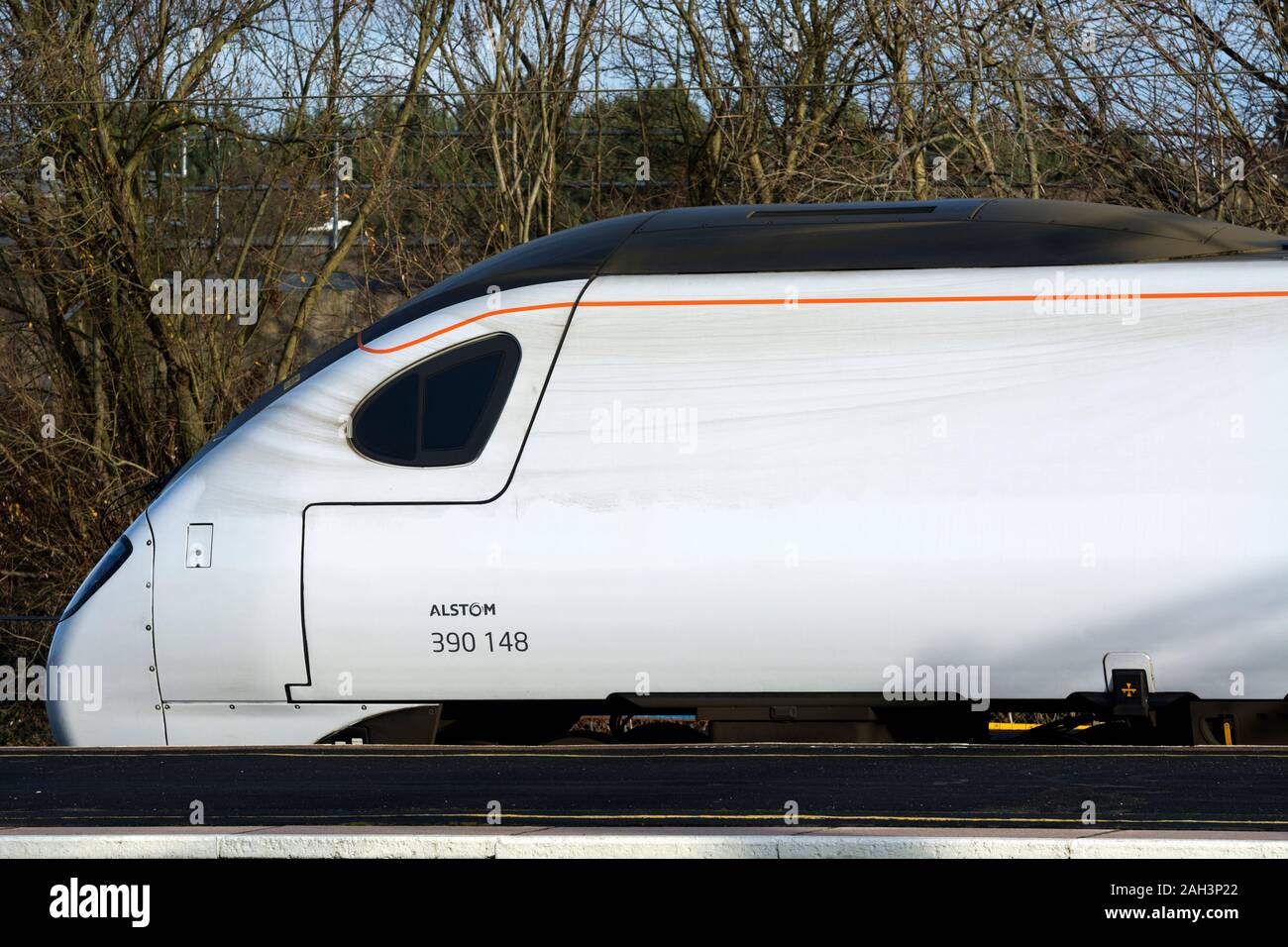 Avanti West Coast Pendolino train in grey livery before rebranding ...