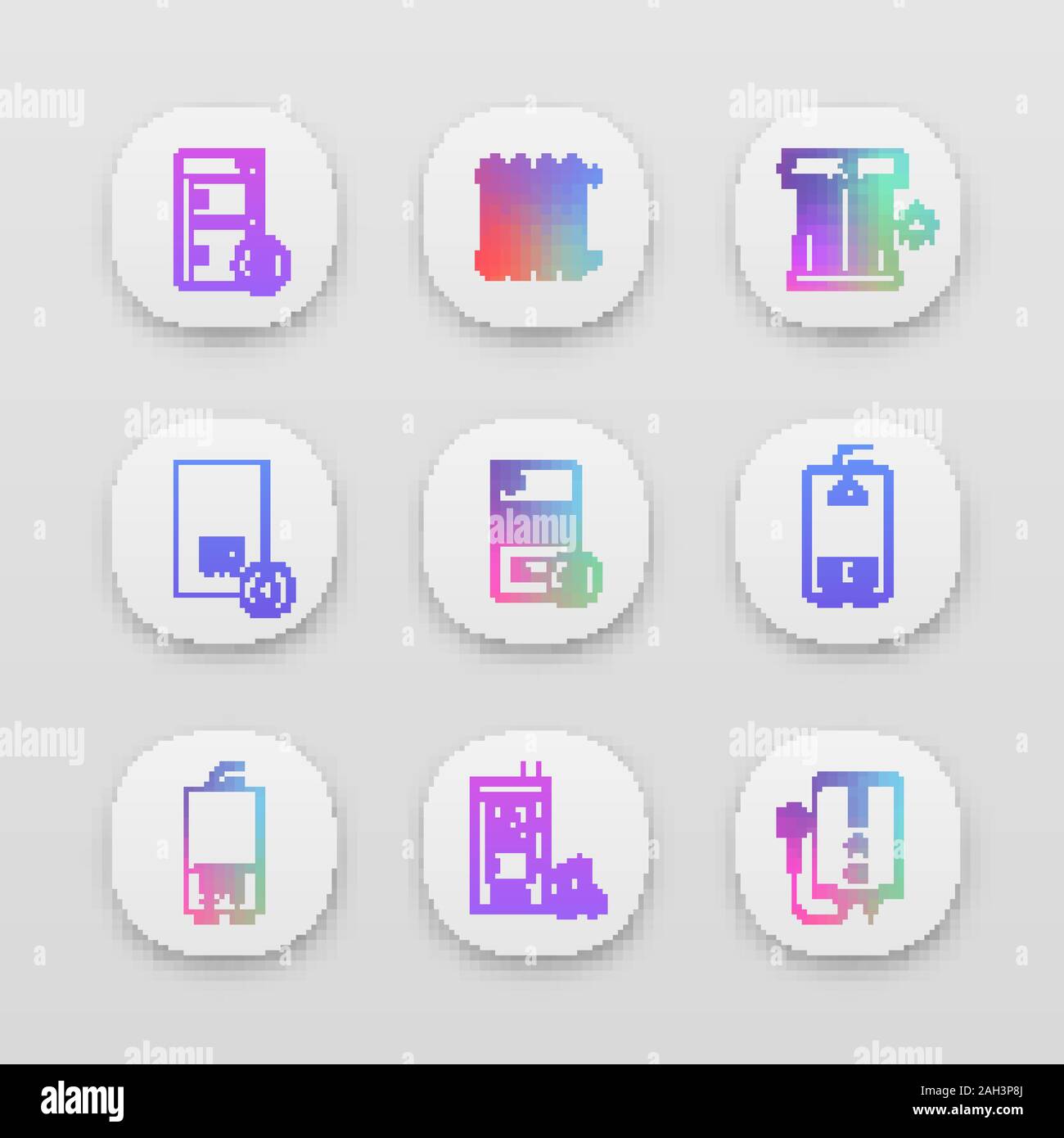 Solid fuel boiler vector vectors hi-res stock photography and images ...