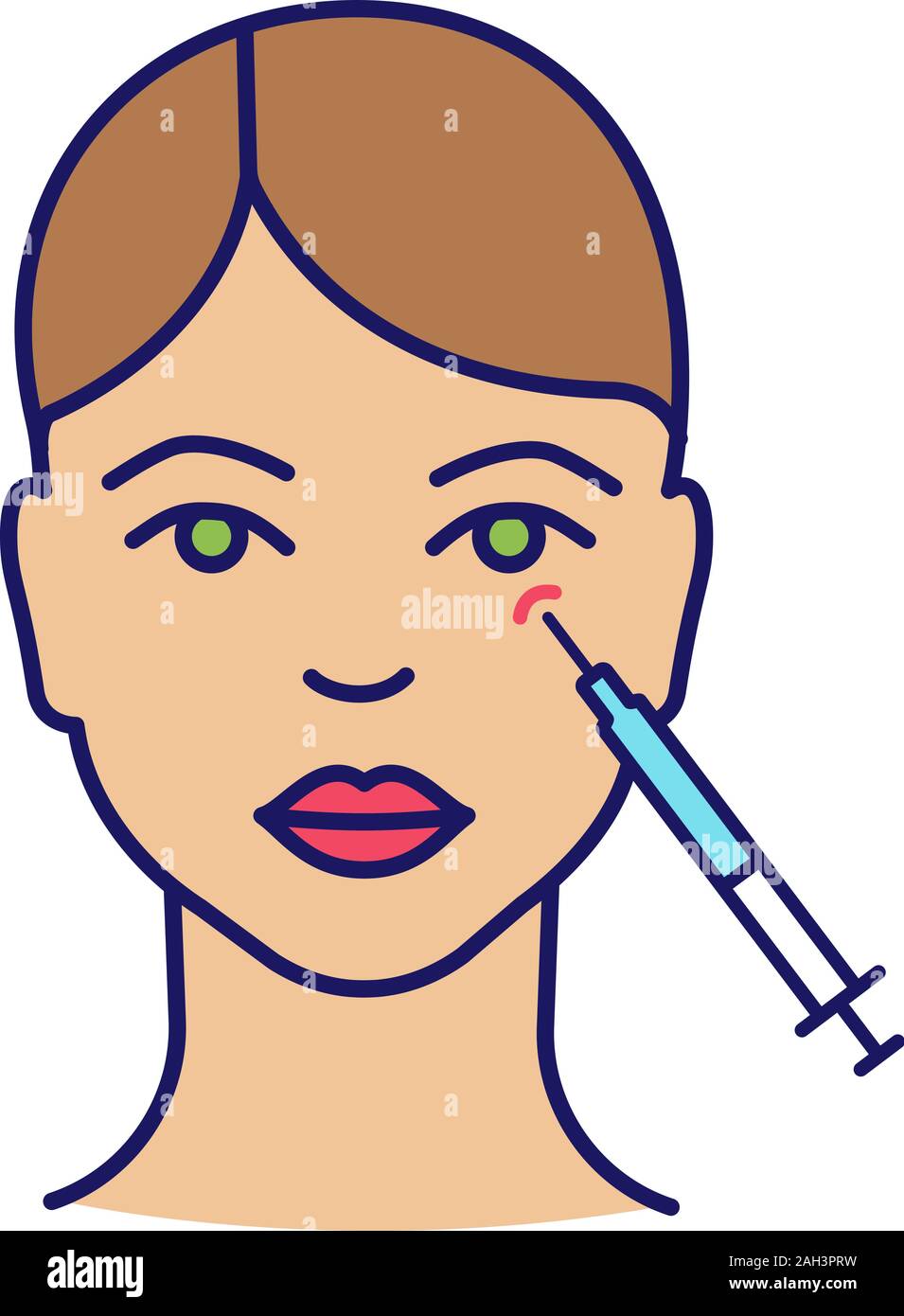 Reducing eye Stock Vector Images - Alamy