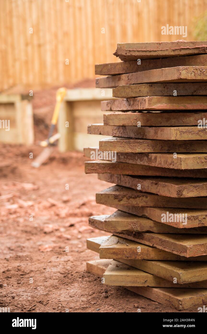 Stacked wood tiles hi-res stock photography and images - Alamy