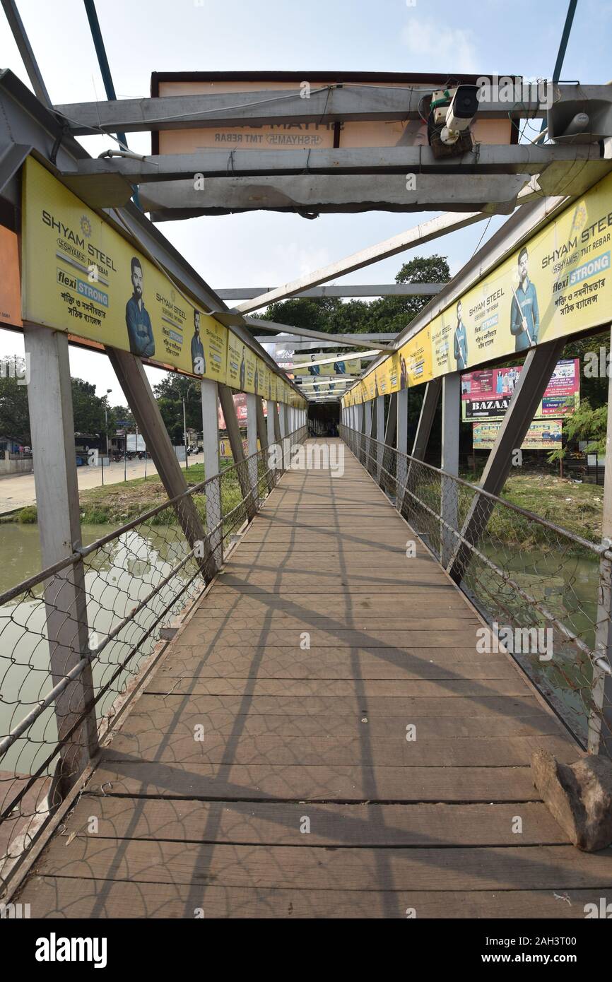 Rani Ghat ferry gangway at the Ganges, Strand Road, Chandan Nagar ...