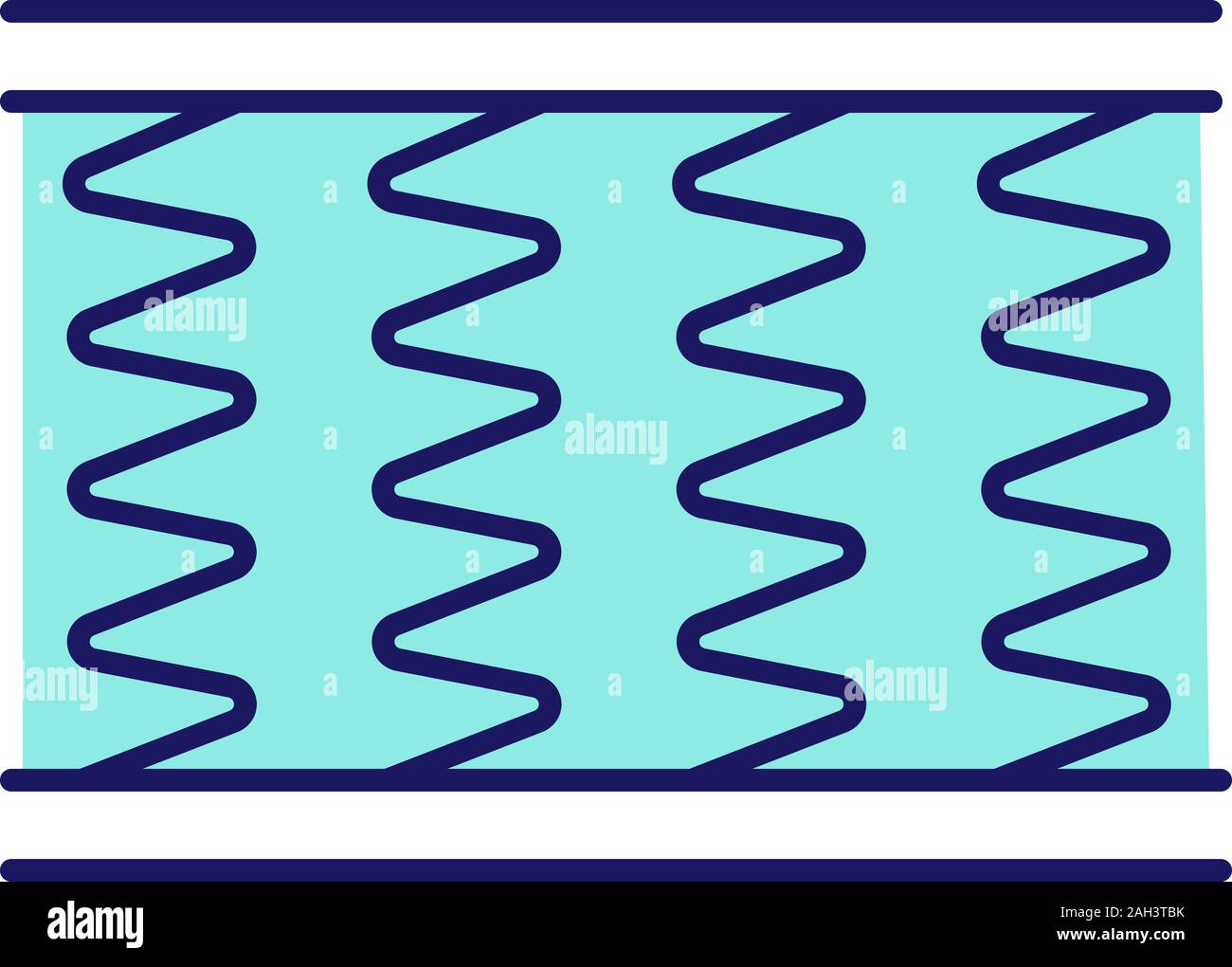 Spring filled mattress Cut Out Stock Images & Pictures - Alamy