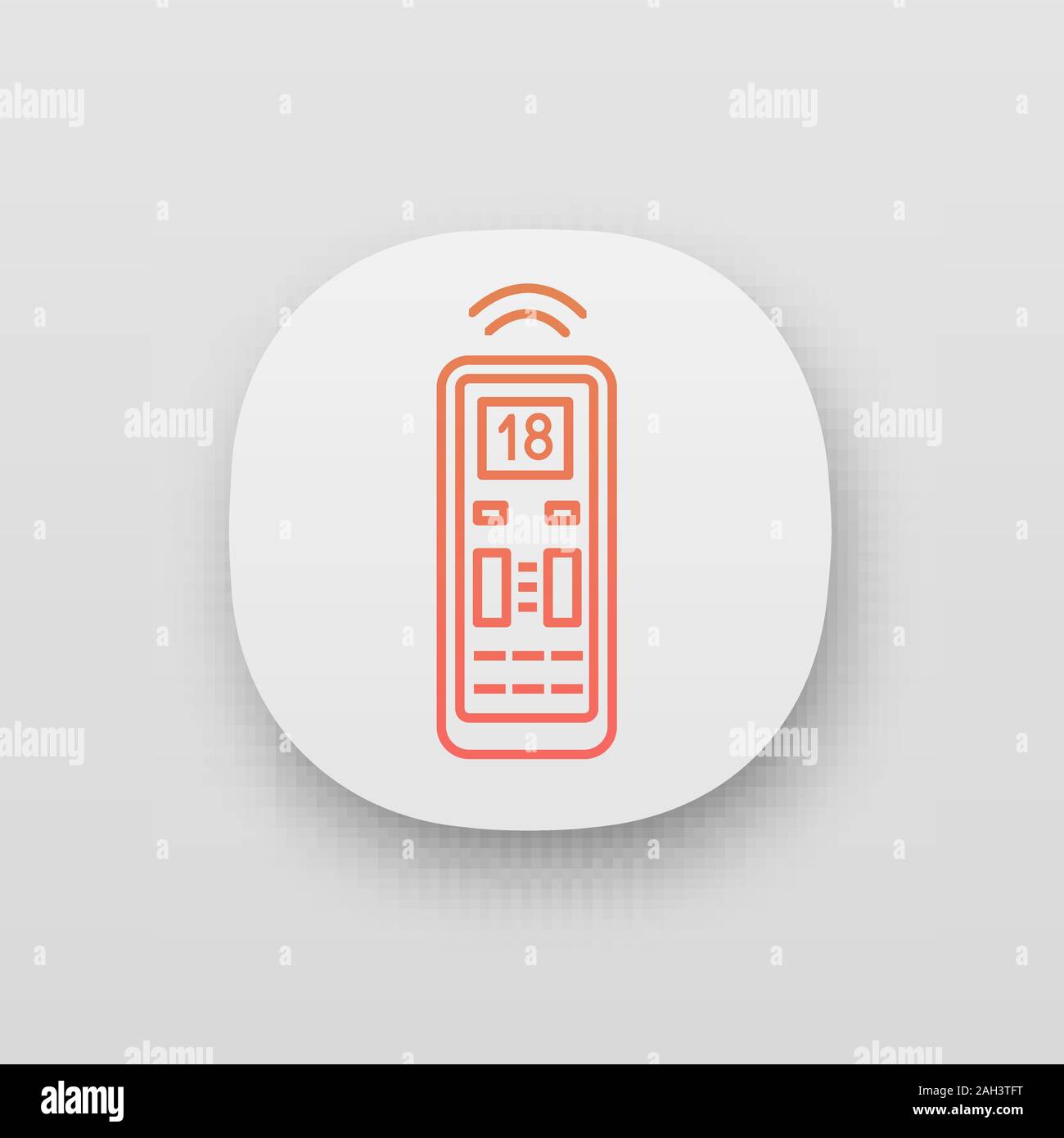 Air Conditioner Remote Control App Icon Uiux User Interface Web Or