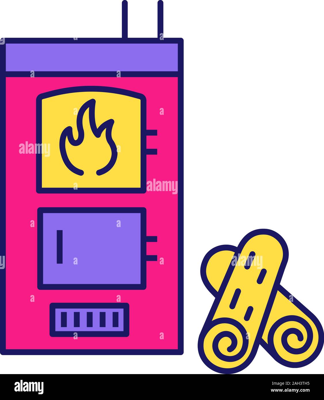 The burning chambers Stock Vector Images - Alamy