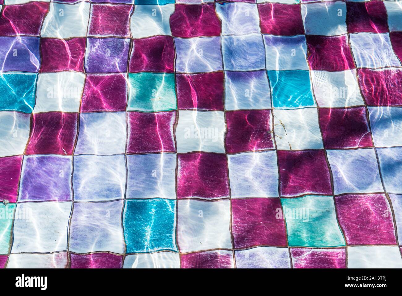 Abstract colorful ceramic background. Colorful tile blurred texture ...