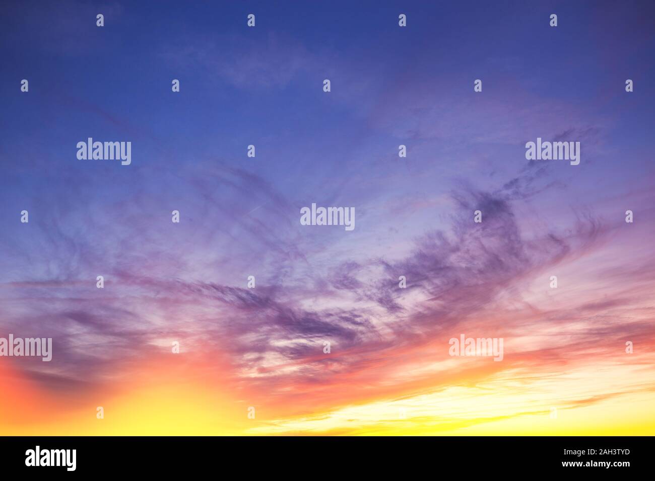 Dramatic sunset sky with stormy clouds nature background Stock Photo ...