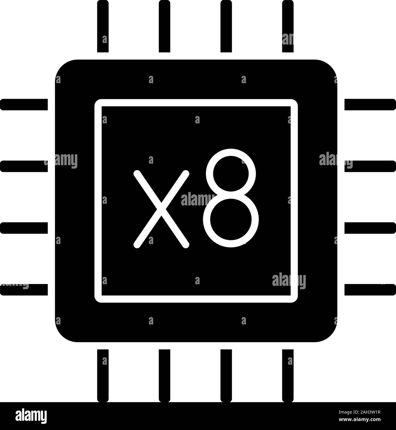 Technology octa core processor Black and White Stock Photos & Images - Alamy