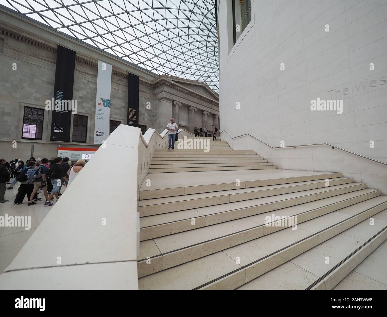 LONDON, UK - CIRCA SEPTEMBER 2019: The Great Court at the British ...