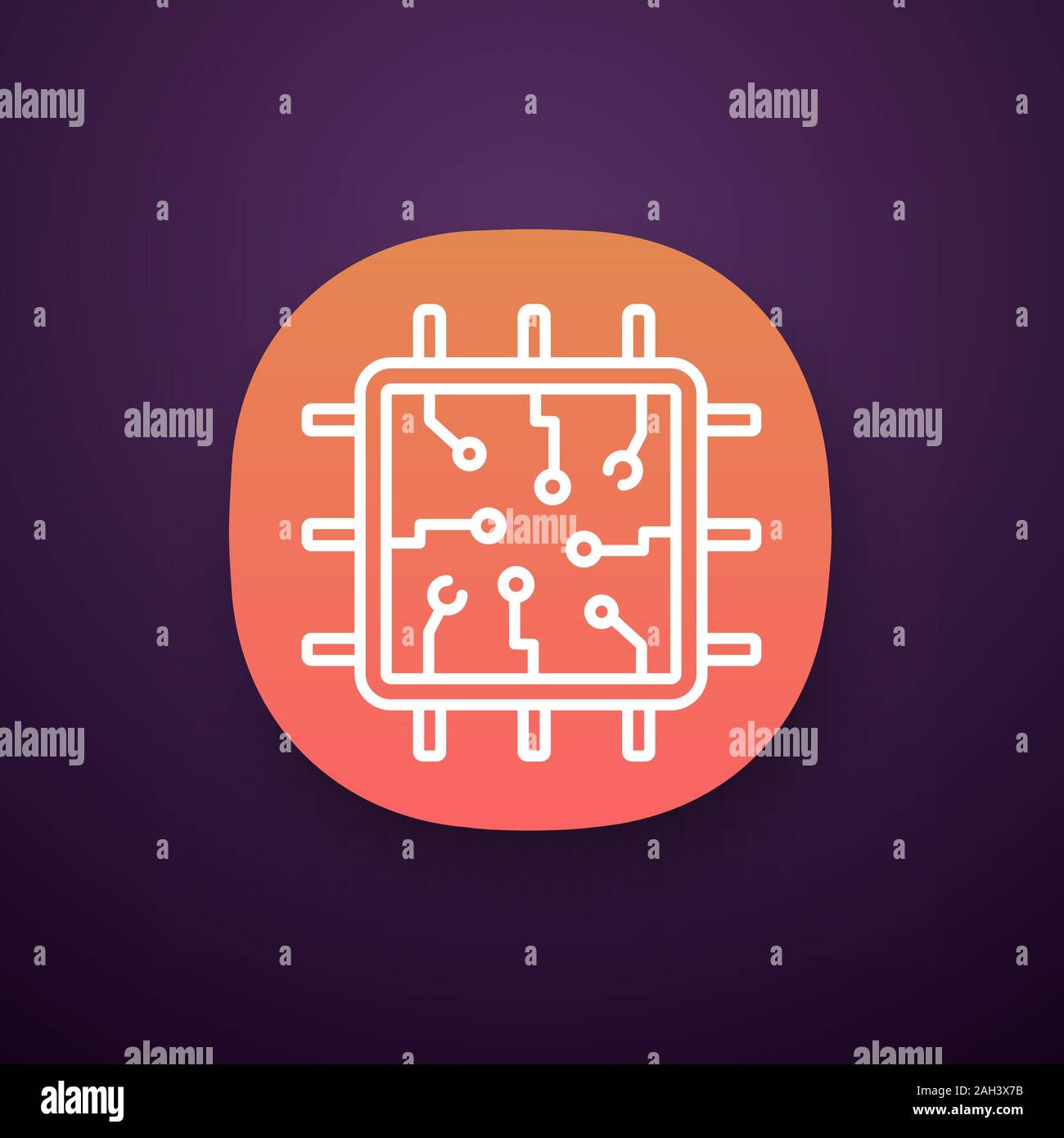 Microcircuits vector vectors hi-res stock photography and images - Alamy