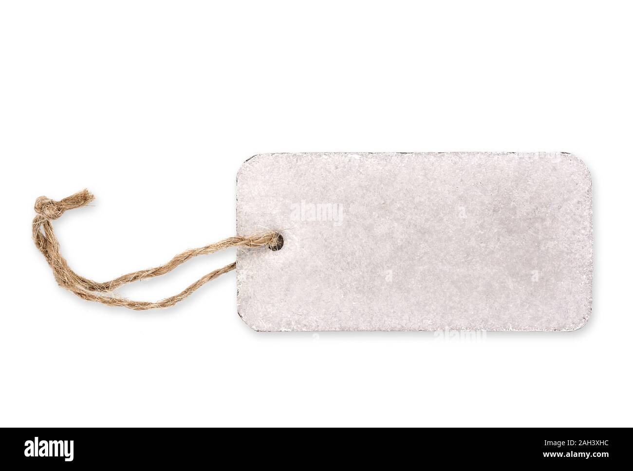 Blank white label Stock Photo - Alamy