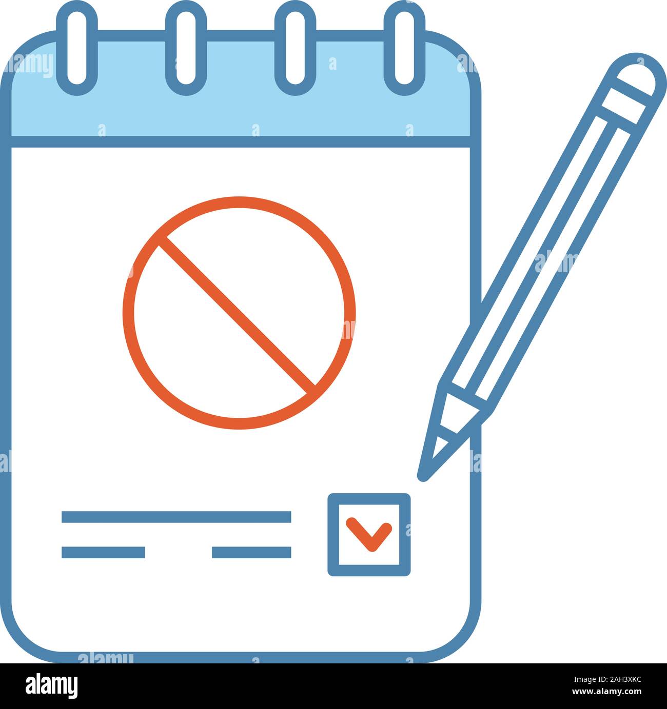 Petition color icon. Collecting signatures. Protest vote. Protest ...