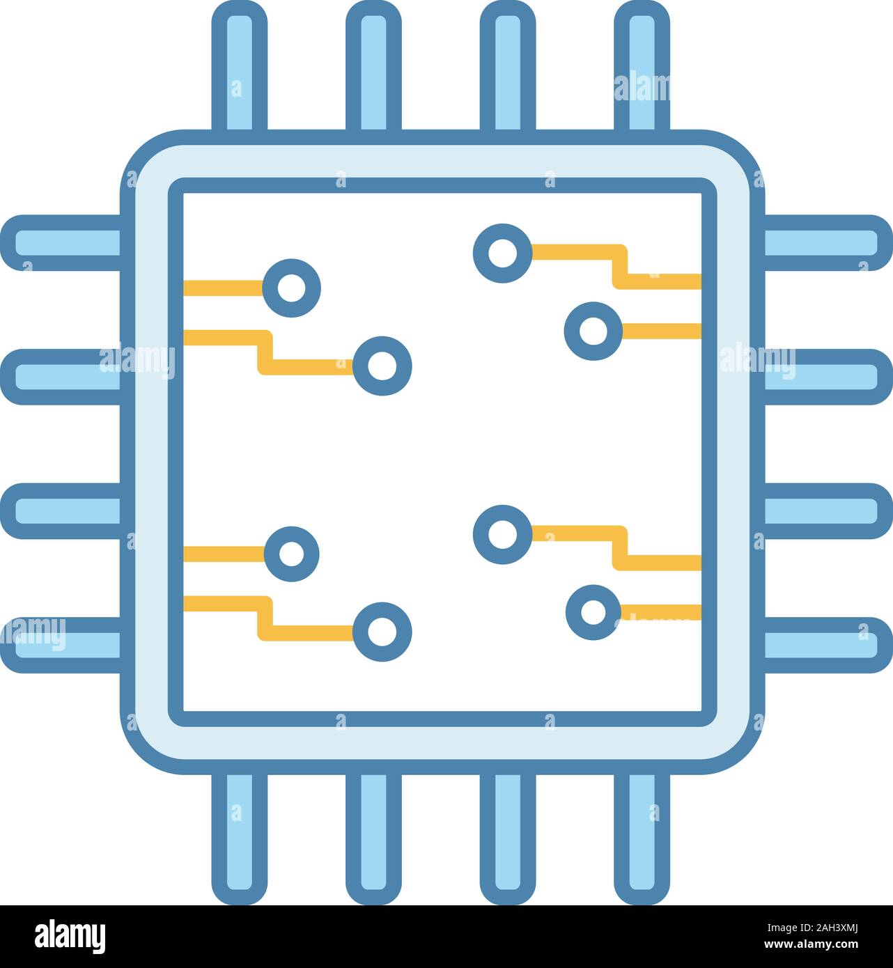 Digital integrated circuits Stock Vector Images - Alamy