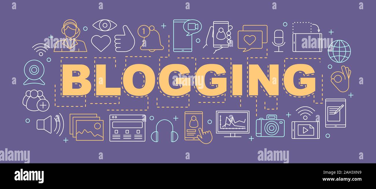 Webblog vector vectors hi-res stock photography and images - Alamy