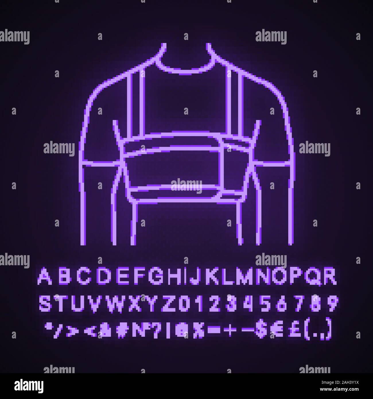 Neon cage Stock Vector Images - Alamy