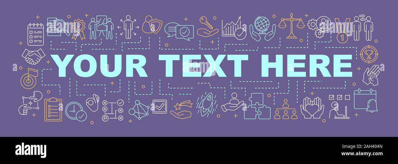 Responsibility word concepts banner. Goal achieving. Business ...