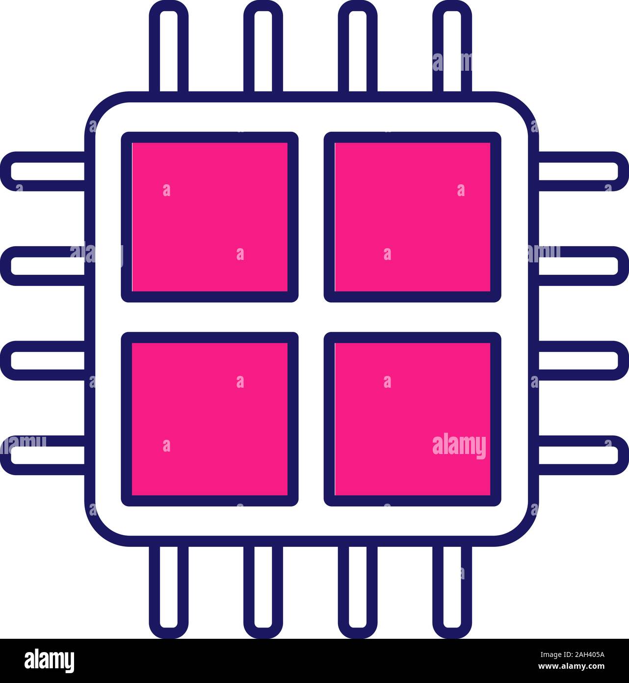 Cartoon illustration computer cpu unit hi-res stock photography and ...