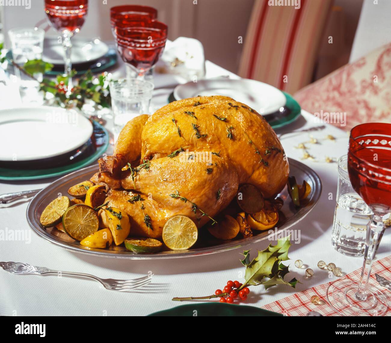 Roast dinner table hi-res stock photography and images - Alamy