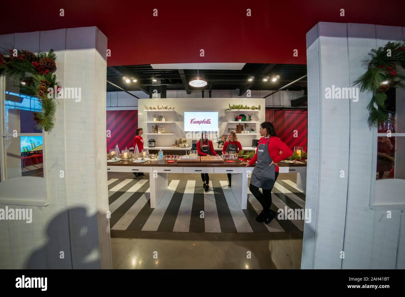 Brand ambassadors at the Campbell’s activation at the Target ...