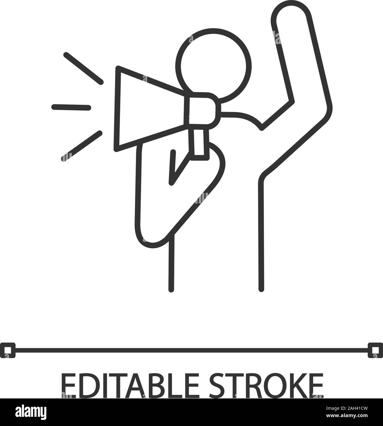 Man Megaphone Icon
