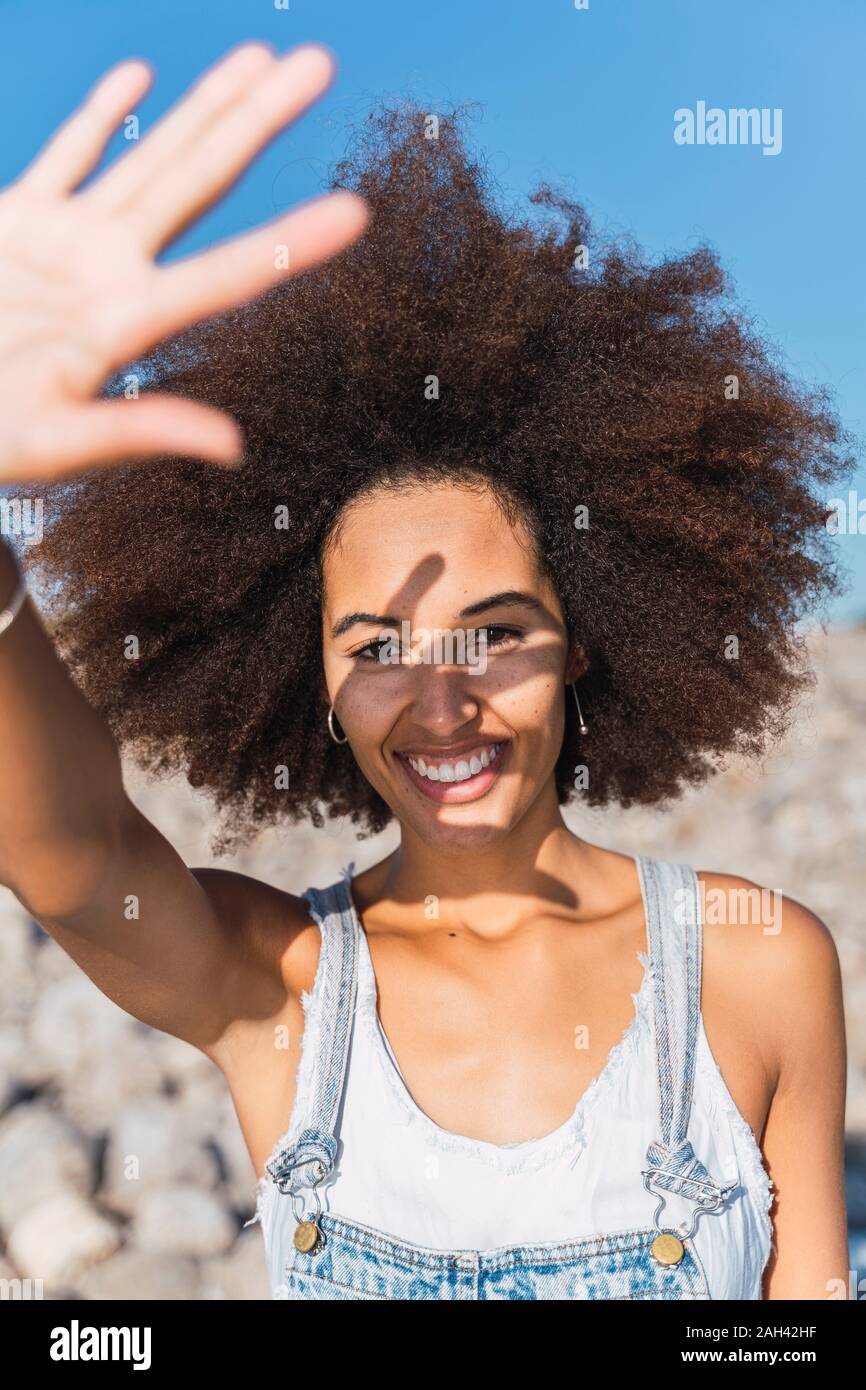 Ibiza woman shadow hi-res stock photography and images - Alamy